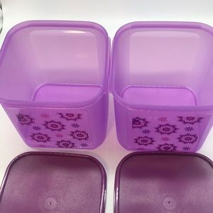 Tupperware | Kitchen | Tupperware Modular Mates Square 3 Set Of 2 ...